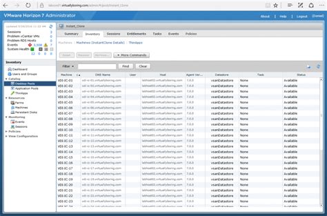 VMware Horizon View Instant Clone Desktop Pool Part Virtually Boring