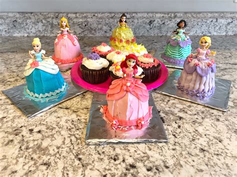 Disney Princess Cupcakes Special Birthday Cake For Daughters 5th