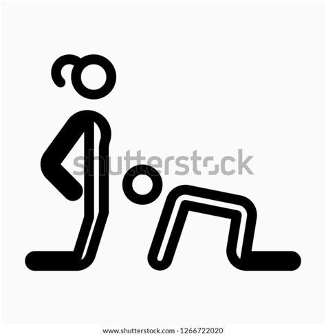Outline Sex Position Pixel Perfect Vector Stock Vector Royalty Free Shutterstock