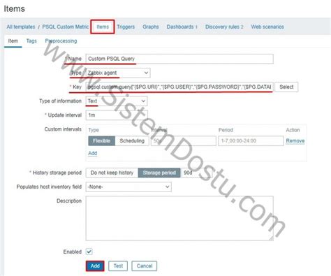 Zabbix Custom Query17 Sistem Ve Network Dünyasına Hoşgeldiniz