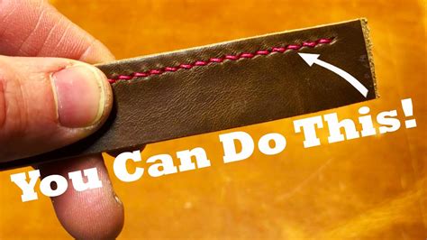 How To Hand Stitch Faux Leather At Isabel Spiegel Blog