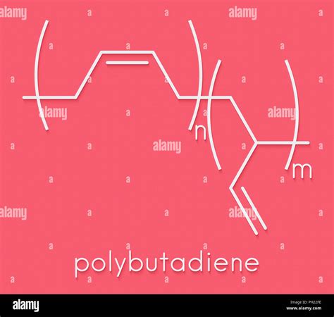 Polybutadiene Butadiene Rubber Polymer Chemical Structure Used In
