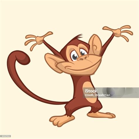 Girly Monkey Cartoon