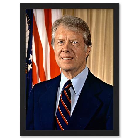 39th Us President Jimmy Carter Official Portrait Photo Artwork Framed
