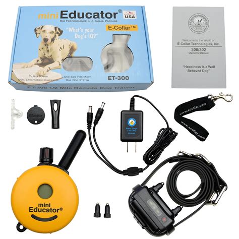 E Collar Technologies Et 300 Mini Educator 1 2 Mile Remote Trainer