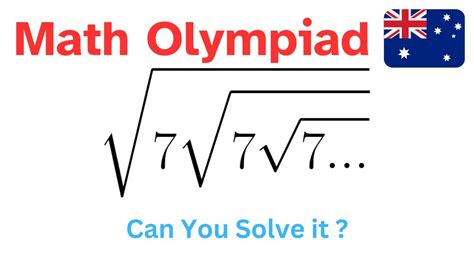 math olympiad problem australia youtube