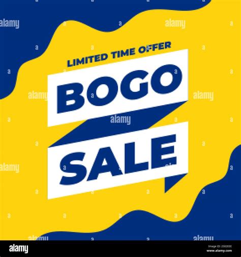 Bogo Buy One Get One Sale Banner Design Stock Vector Image And Art Alamy
