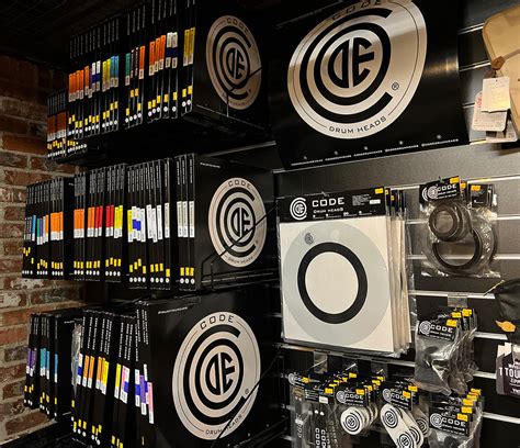 Showcasing Code Drum Heads Drum Shop