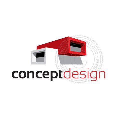 Modular House Design Logo Modern Home Logo Pixel