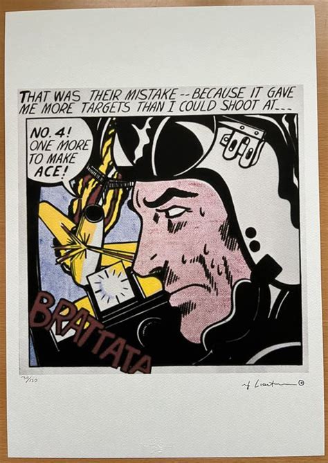 Roy Lichtenstein « Brattata 30 150 Neu Gemäss Beschreibung In