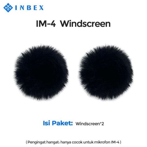 Jual Inbex Im4 Wireless Microphone 2 In 1 Clip On Mic Wireless Dual