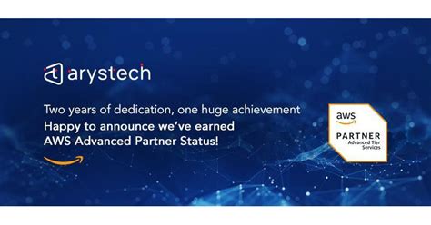Praveen Minumula On Linkedin Arystech Attains Coveted Aws Advanced Tier Partnership