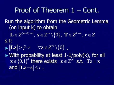 Ppt Shortest Vector In A Lattice Is Np Hard To Approximate Powerpoint Presentation Id678242