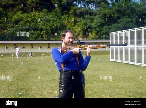 Great Britains Malcolm Cooper Who Won Gold In The Small Bore Rifle