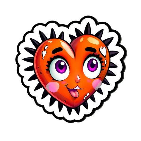 Adhesivos En Forma De Corazón Corazones 3d Con Diferentes Diseños