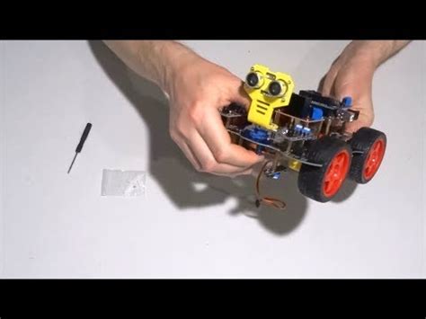 Mitov Software Assemble Kuman Arduino Robot Car KIT SM Step Install The Servo Ranger And