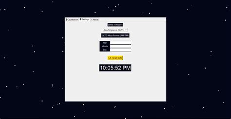 New Year Countdown App Using Tkinter In Python With Source Code