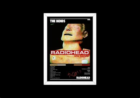 Radiohead The Bends Premium Digital Album Art Poster Und Sold By