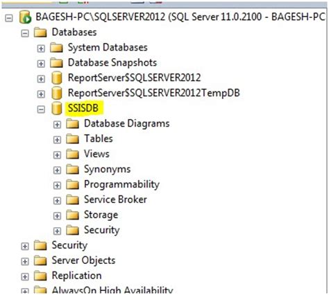 Microsoft Business Intelligence Creating The SSISDB Catalogs In SSIS 2012