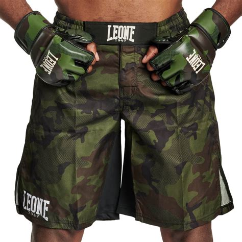 Leone Mma Fight Shorts Ab954 Camo Grün S Sale