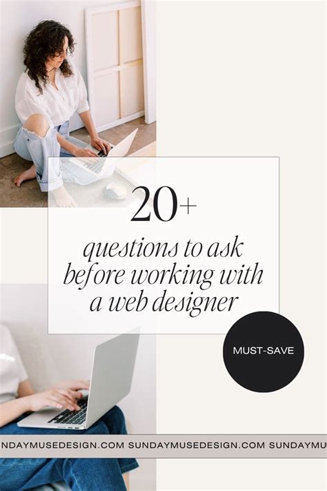 Questions To Ask Your Web Designer Before Working With Them Sunday Muse Design Brand
