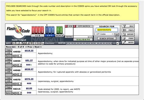 Flash Code Help Medical Coding Software