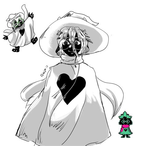 Ralsei Doodles Cus The Power Of Fluffy Boys Shines Withing You R