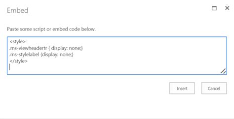 Qazi Arfeen Hide Column Headings In SharePoint Views