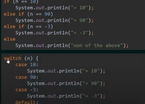 Switch Statement Vs If Else In Java Making Your Choice