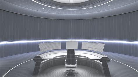 3d Model Small Control Room Turbosquid 2243233