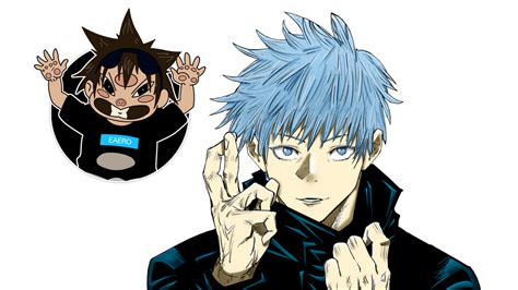 Gojo Colored Png Render Colored By Me By Officialeaero On Deviantart