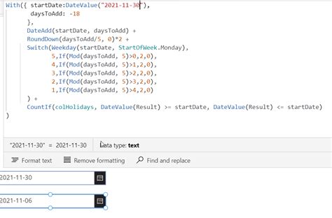 solved set a date and exclude weekends and vacation days power