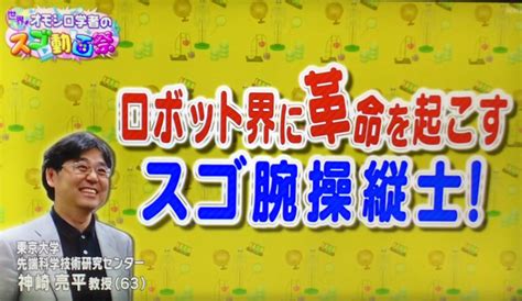 Nhk総合「世界！オモシロ学者のスゴ動画祭」に出演 （9月16日（水）20 00－20 45）