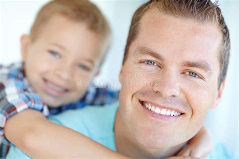 He Loves His Father Cropped Portrait Of A Young Father With His Son On
