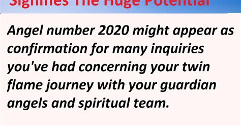 Angel Number 2020 Meaning Signifies The Huge Potential