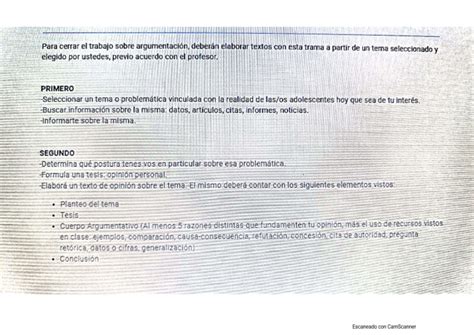 Argumentación Actividad Final Pdf