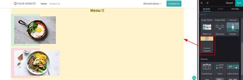 How To Create A Custom Responsive Snippet In Odoo