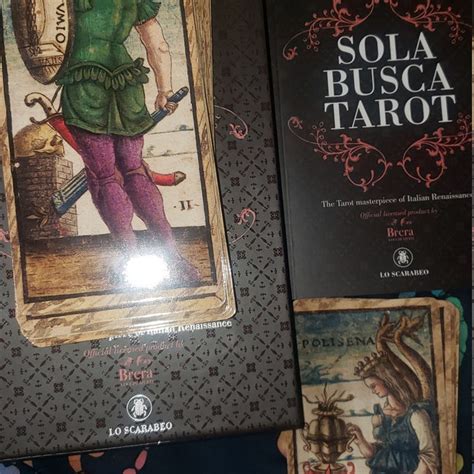 Sola Busca Tarot Kit Card Deck And Book Set Antique Reproduction Cards