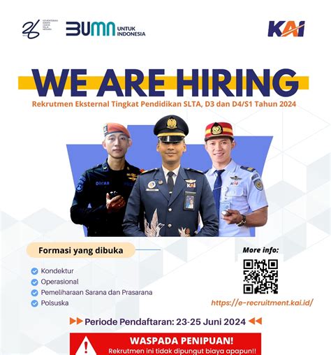 Segera Daftar KAI Buka Rekrutmen Eksternal Mulai 23 25 Juni 2024