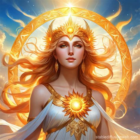 Greek Goddess Of The Sun Stable Diffusion Online