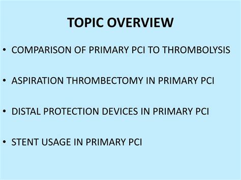 PPT PRIMARY PCI Part 1 PowerPoint Presentation Free Download ID 4832732