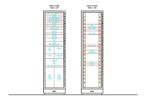 [updated] Server Rack Cad Drawing