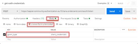 Call Sap Conversational Ai Api With Oauth Postman Sap Tutorials