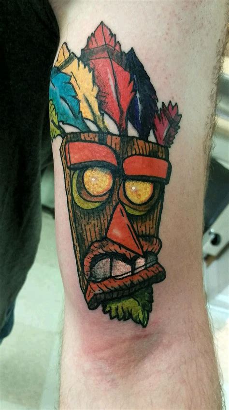 Aku Aku Tattoo Victory Tattoo Tattoos Gaming Tattoo