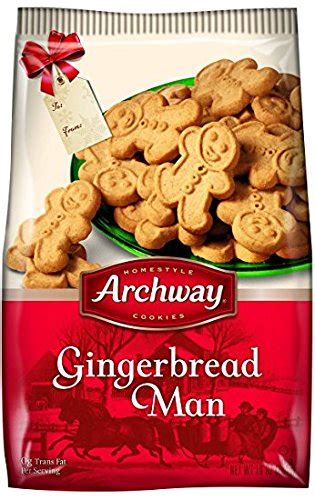 Archway Homestyle Cookies 1 Pack Gingerbread Man 10oz