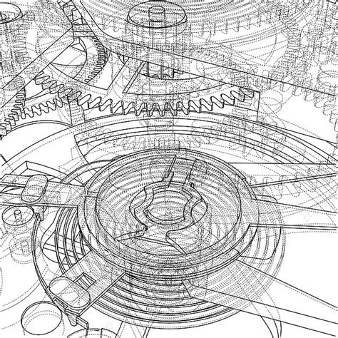 Cogs And Gears Of Clock Vector Cog Engineering Technology Vector Cog