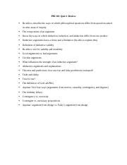 PHI Quiz Review Docx PHI Quiz Review Be Able To Describe The Ways In Which