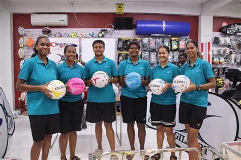 Sports World Presents Gilbert Match Balls To Netball Fiji As Part Of Gilbert Partnership