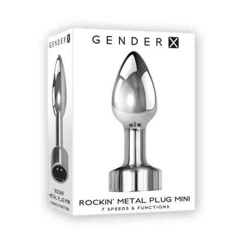 Gender X Rockin Vibrating Metal Mini Plug Sex Toy Hotmovies