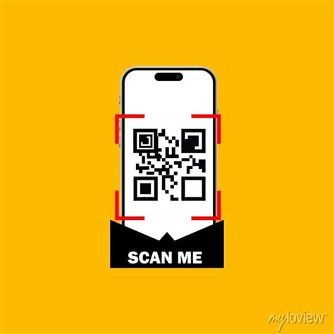 Qr Code Set Scan Qr Code Icon Template Scan Me Qr Code For • Wall